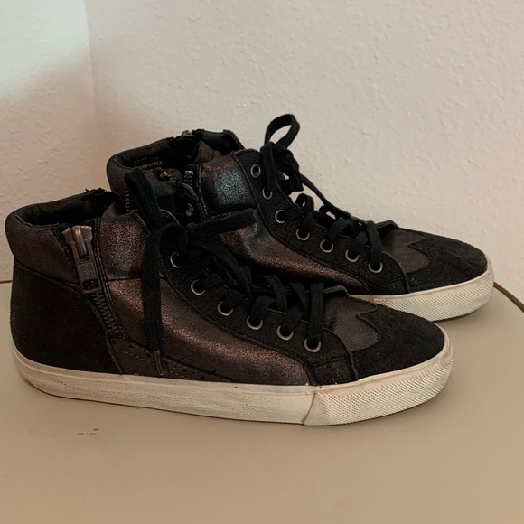 Ash | Shoes | Limited Asn Hightop Bootie Leather Sneakers Sz 39 | Poshmark